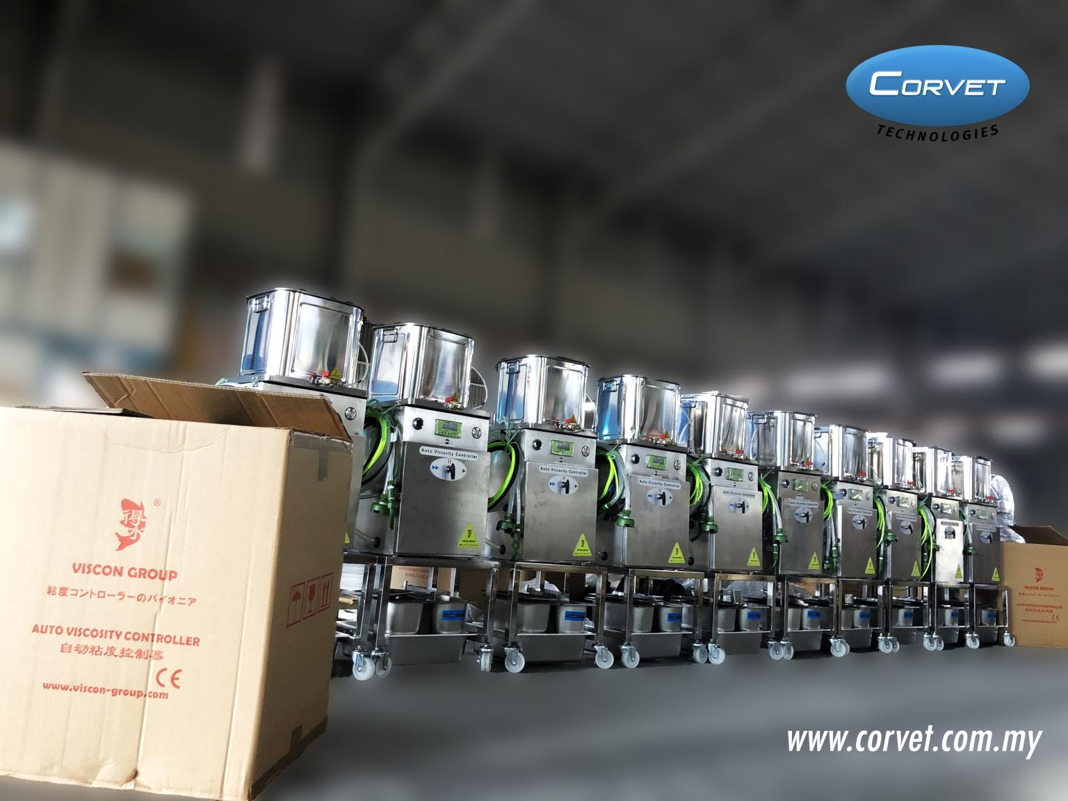 VISCON auto viscosity controller (Video) - Corvet Technologies